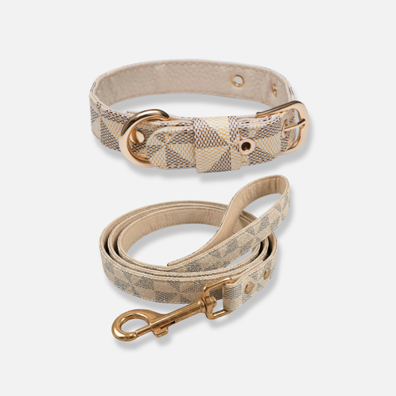 Imperial Grid Collar & Leash Set – Tails Avenue