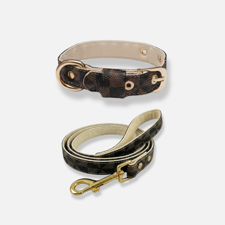 Imperial Grid Collar & Leash Set – Tails Avenue